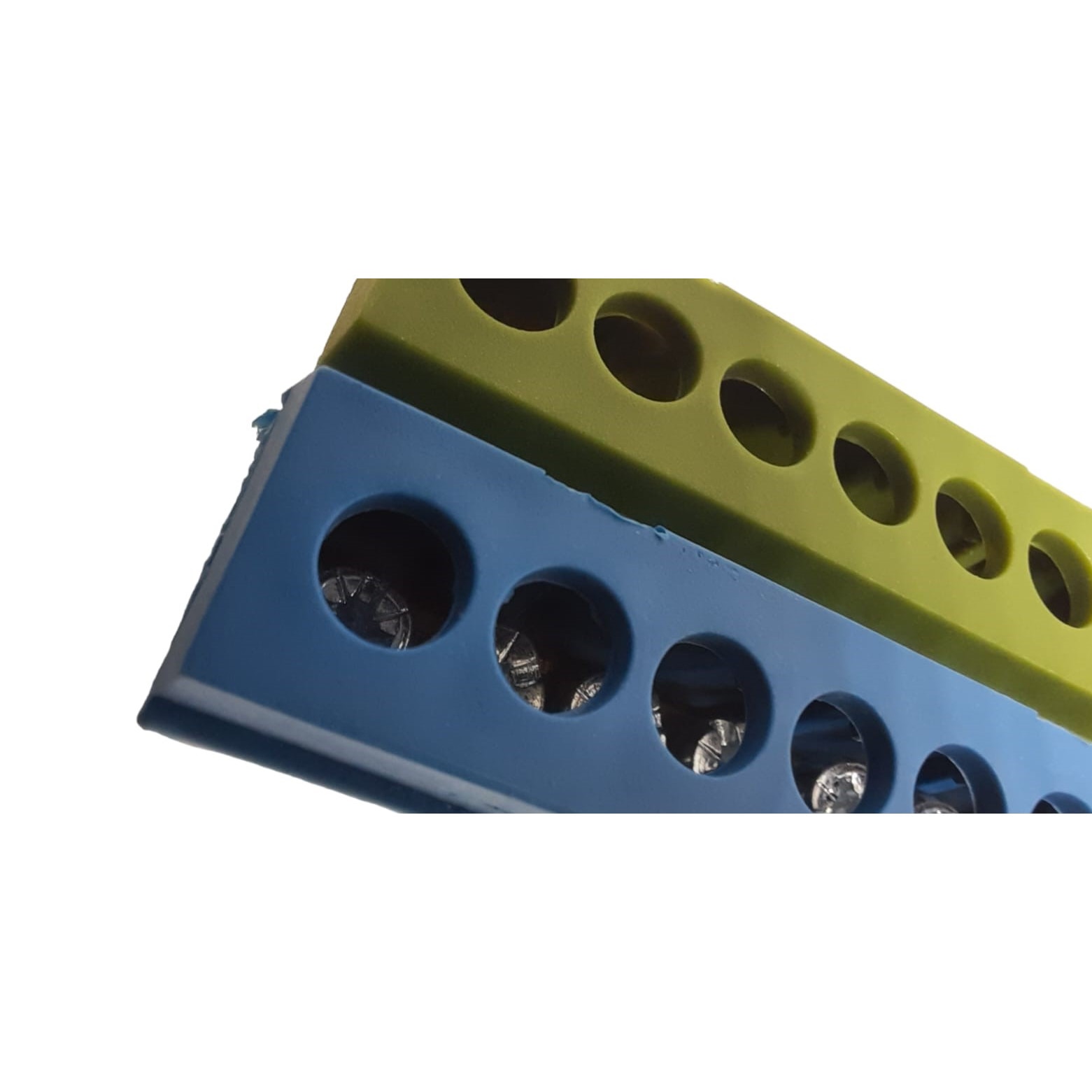 Set cleme bloc terminal barete pentru impamantare si nul albastra si ...