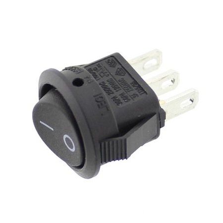 Intrerupator rotund, 3 pini, 3A, 250VAC, L100896 - eMAG.ro