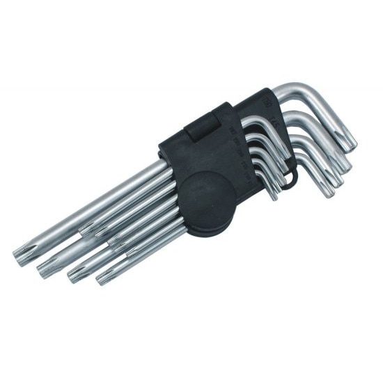 Set 9 buc chei torx, Argintiu - eMAG.ro