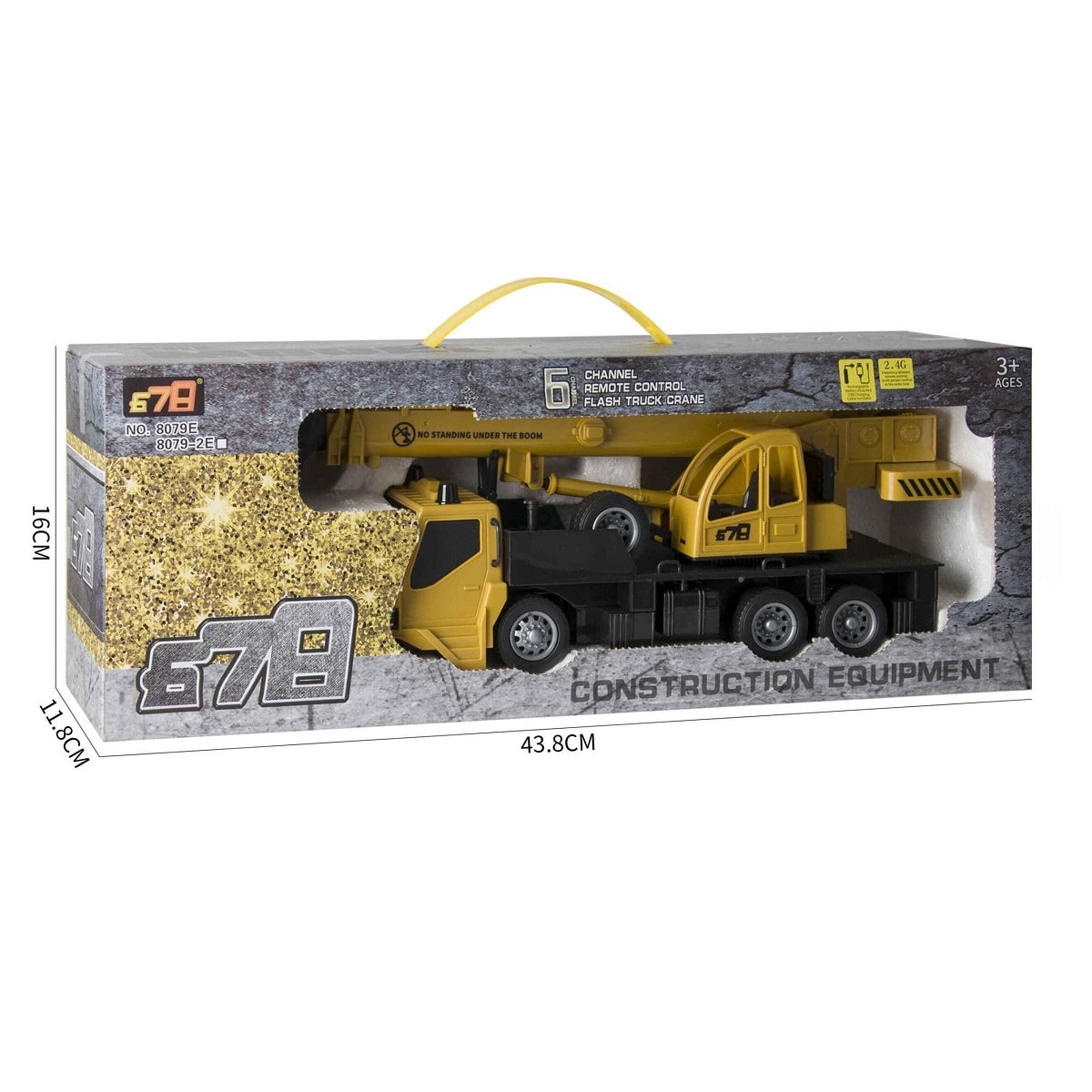 Macara radio control cu acumulatori, cablu USB, leduri, 6 canale - eMAG.ro