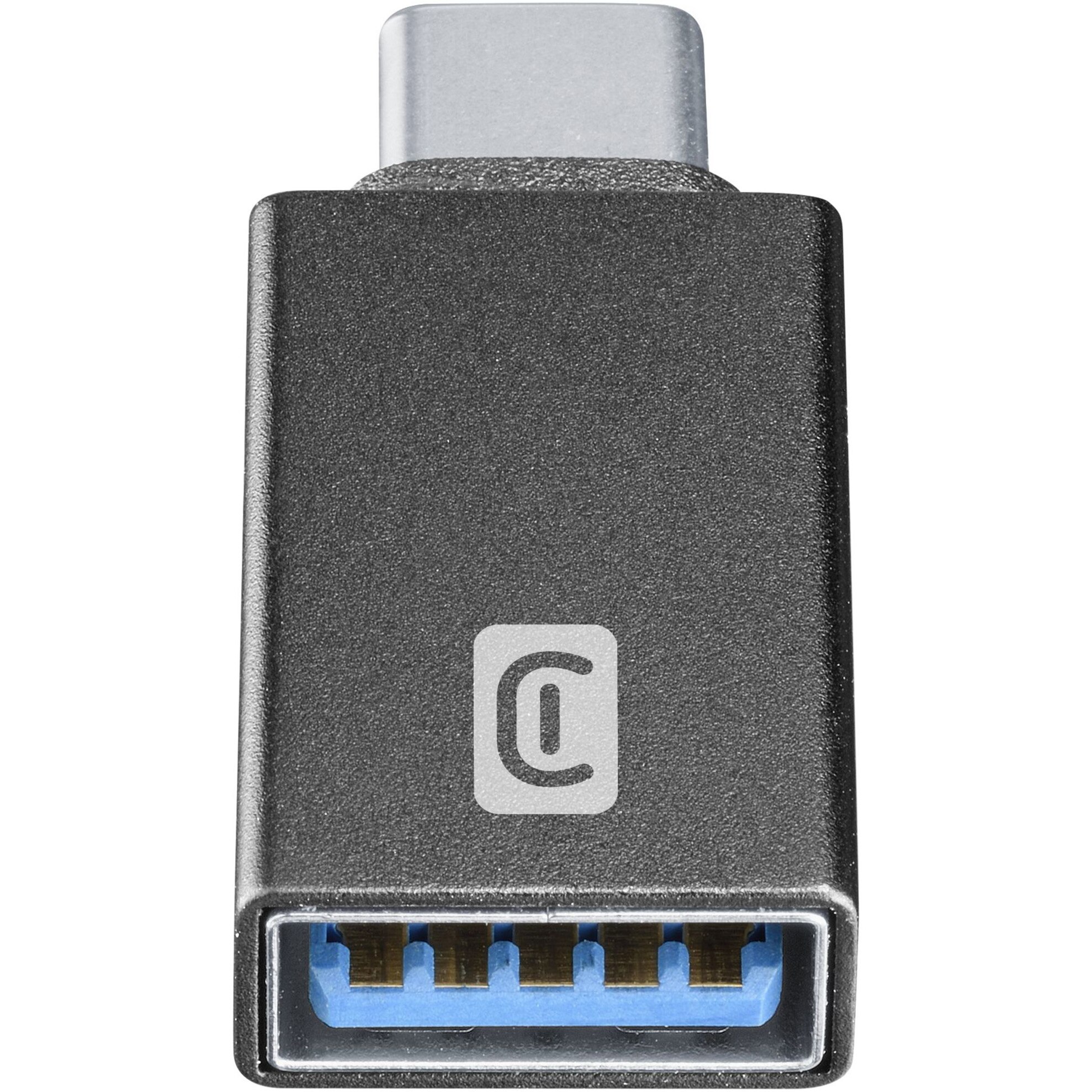 Adaptor Auto Cellularline USB-A la USB-C, Negru - eMAG.ro