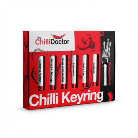 Chili The Chilli Doctor - Chili Keyring - cutie cu breloc din otel ...