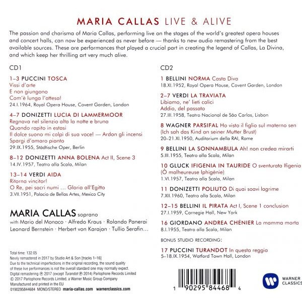 Maria Callas: Maria Callas: Live And Alive! [2CD] - eMAG.bg