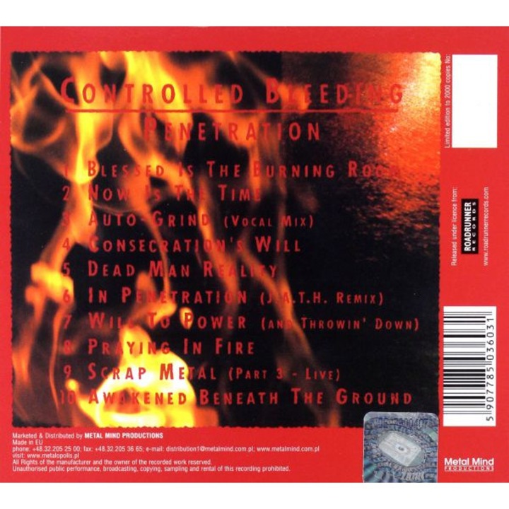 Controlled Bleeding: Penetration (Remastered) (Digipack) [CD] - eMAG.bg