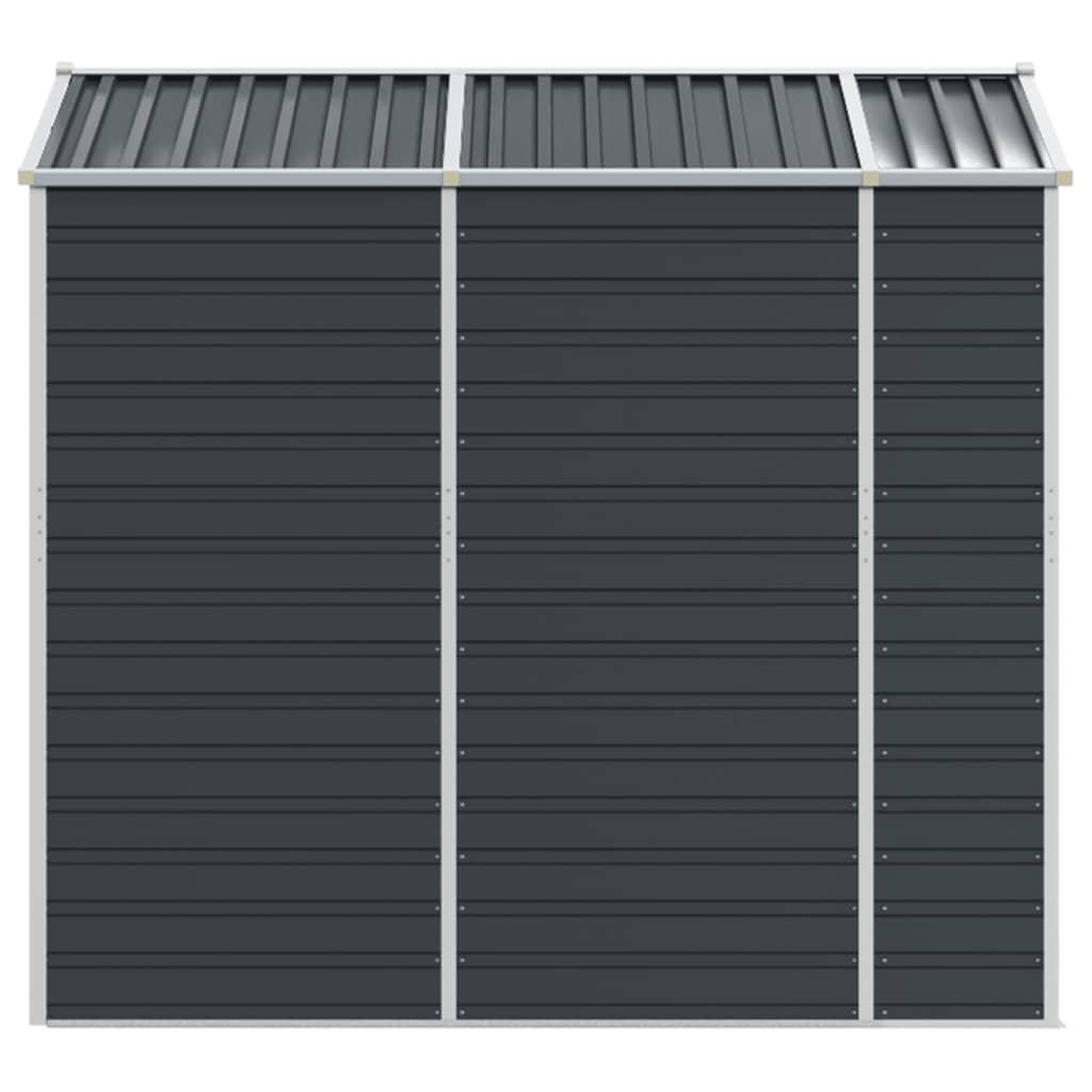 Sopron de gradina vidaXL, antracit, 191x215x198 cm, otel galvanizat, 42 ...