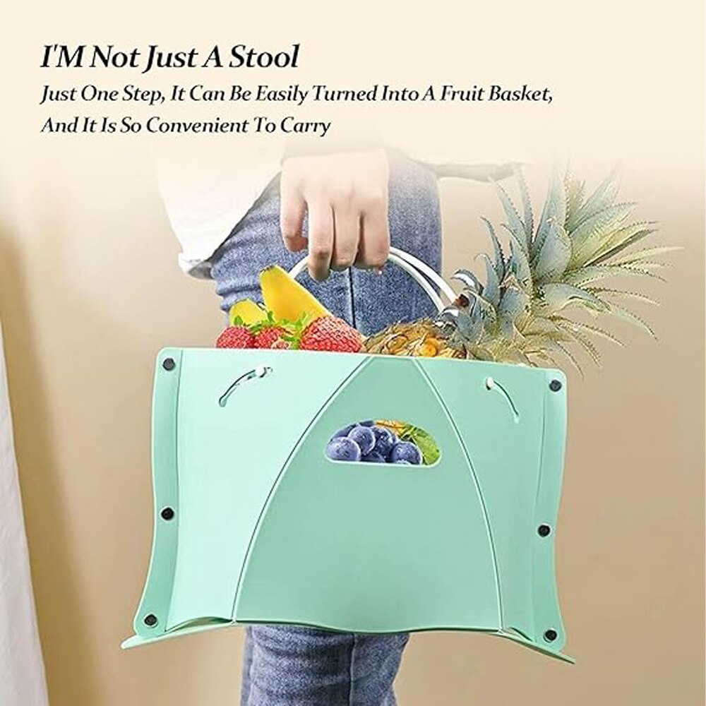 Scaun pliabil de calatorie, Sunmostar, Plastic, 31x12x21 cm, 100 kg ...