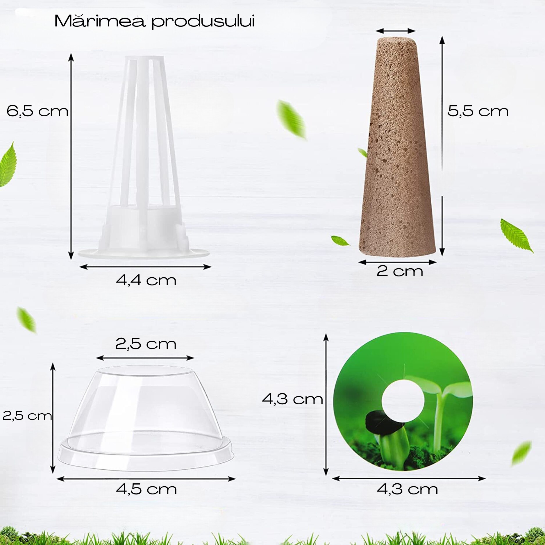 Set 30 ghivece pentru rasaduri din plastic - eMAG.ro