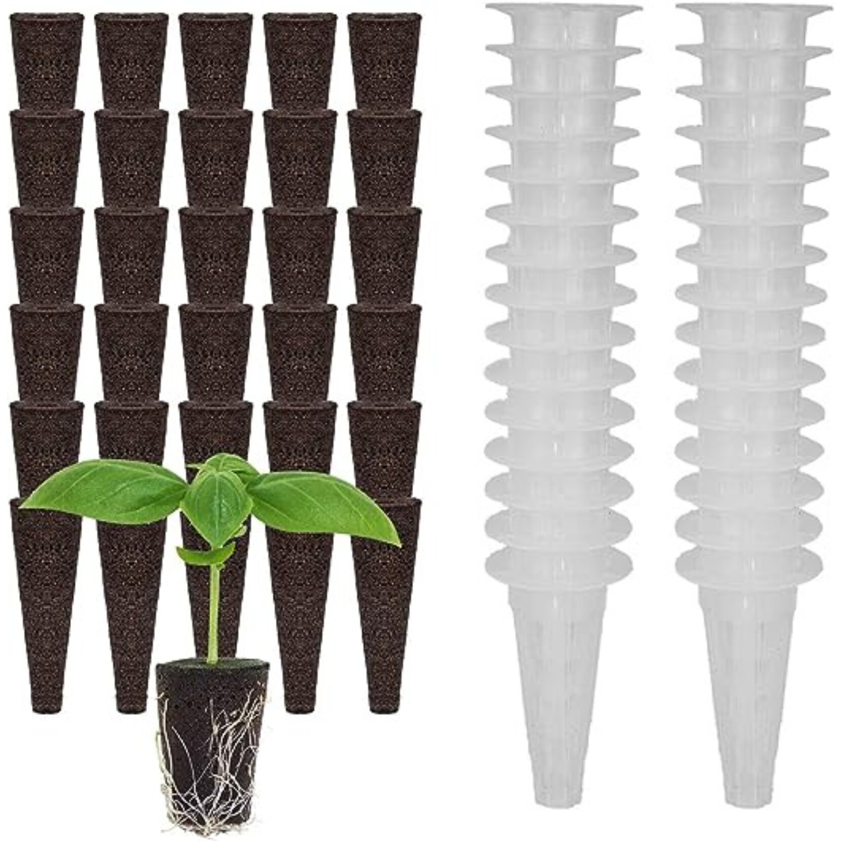 Set 30 ghivece pentru rasaduri din plastic - eMAG.ro