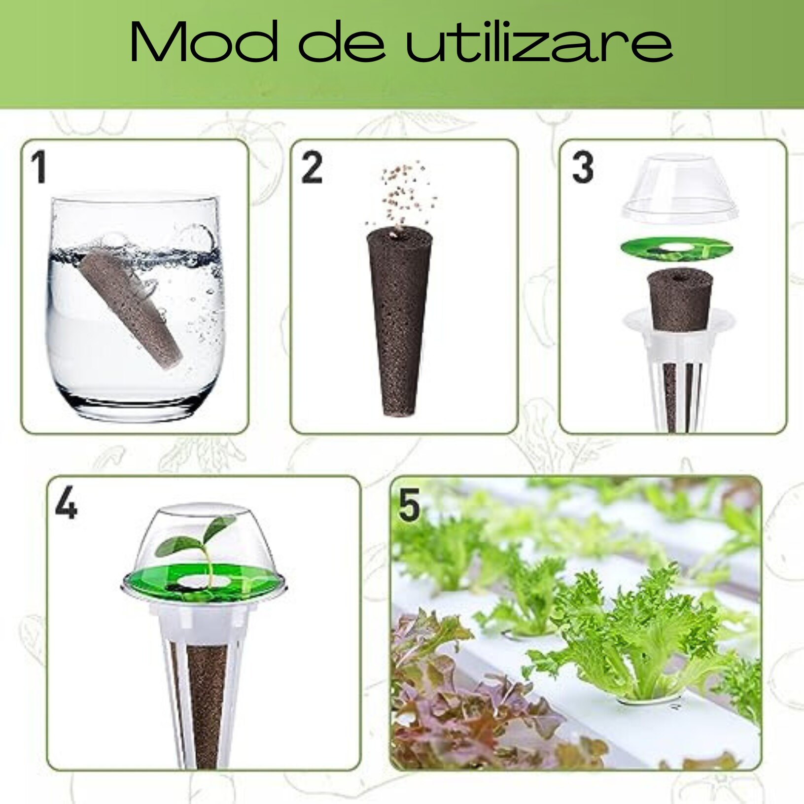 Set 30 ghivece pentru rasaduri din plastic - eMAG.ro