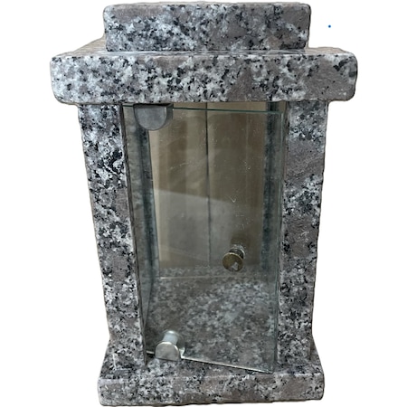 Felinar Granit Castaniu, 13 x 14 x 23 cm (pentru Cimitir) - eMAG.ro