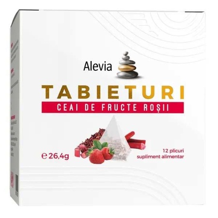 Ceai de Fructe Rosii Tabieturi 12 plicuri Alevia - eMAG.ro