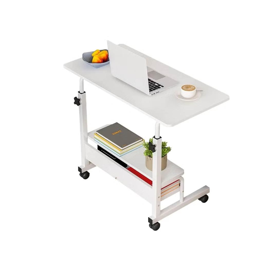Birou, WALALLA, Portabil, Inaltime ajustabila, 80x40x80cm, Alb - eMAG.ro