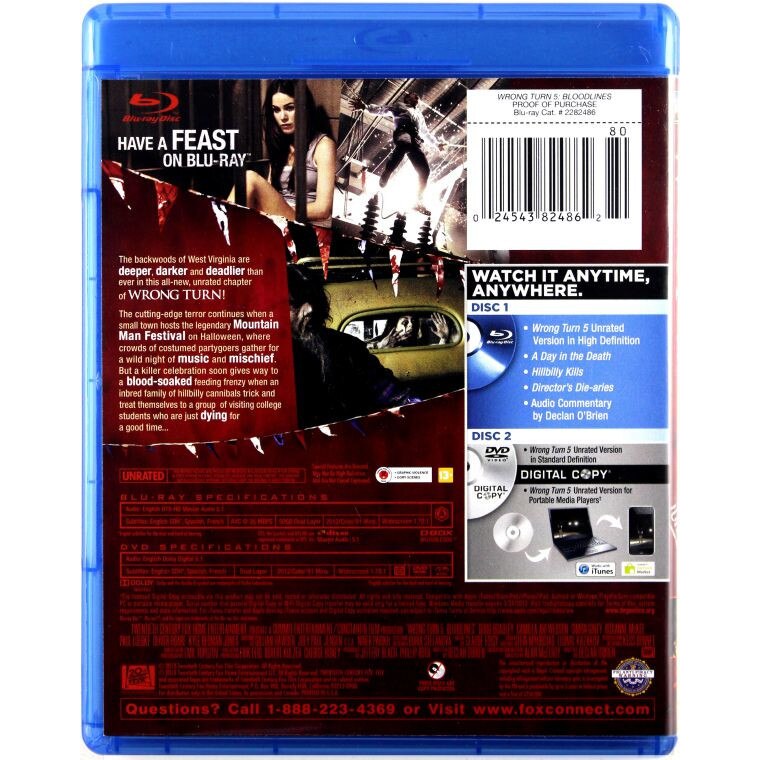 Wrong Turn 5: Bloodlines [Blu-Ray]+[DVD] - eMAG.ro