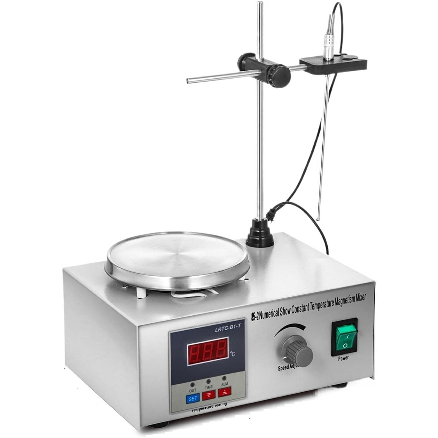 Agitator magnetic, 1000 ml, 220 V, 25 W, 2400 rpm, otel inoxidabil, un ...