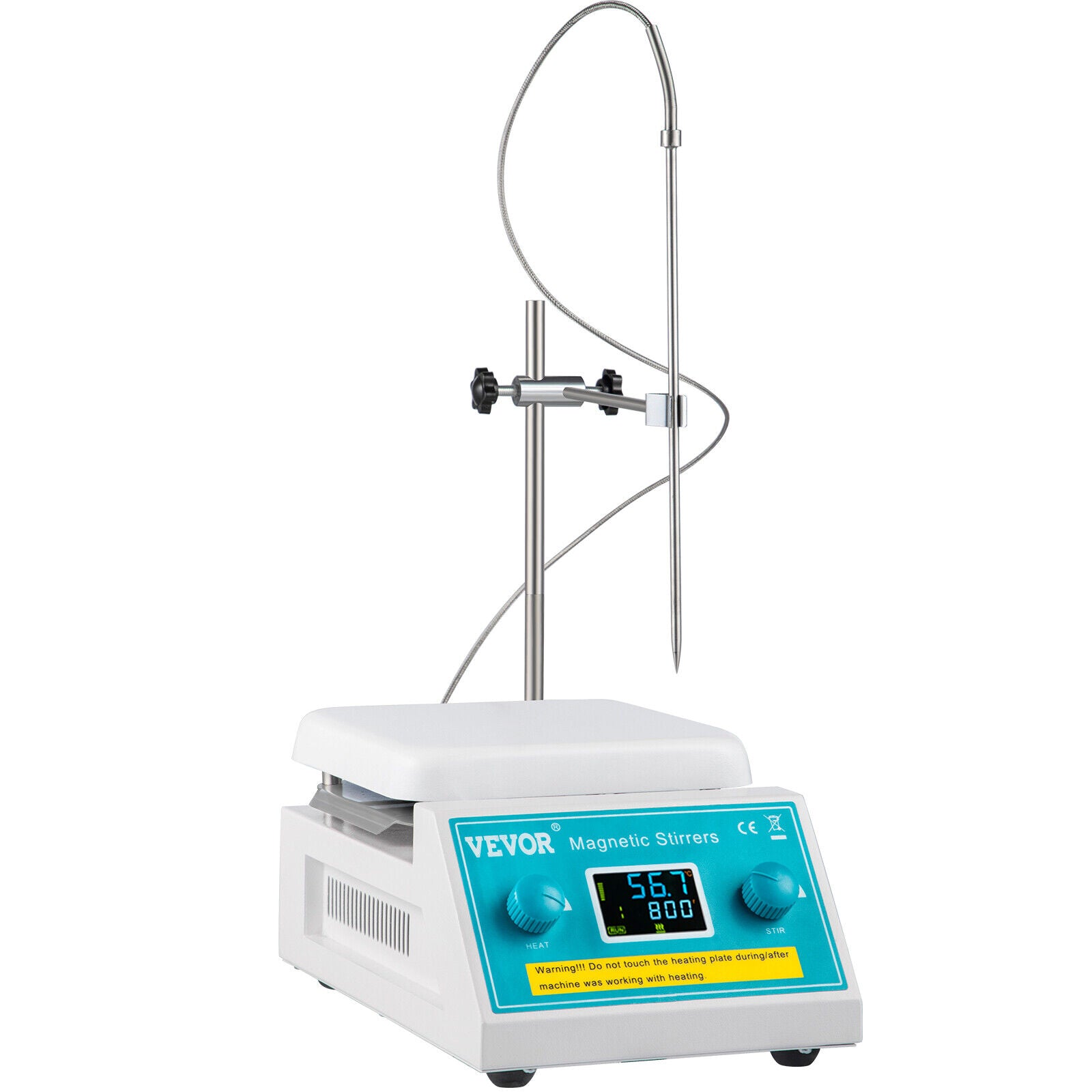 Agitator magnetic, Vevor, 2L, 220V, 500W, 2000rpm, display LED, cu ...