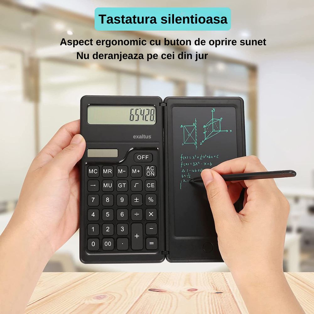 Calculator stiintific cu panou solar, Exaltus®, Scolar, Pentru birou ...
