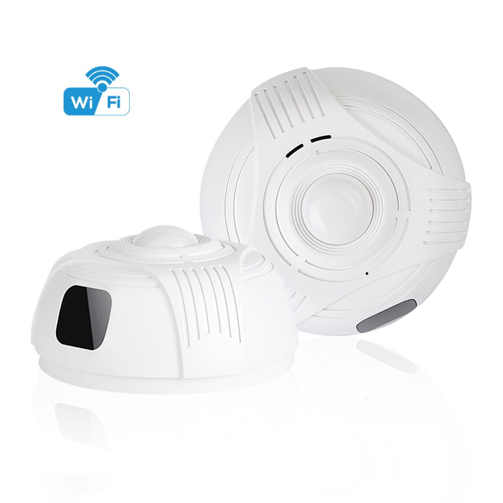 Detector Fum cu Camera Ascunsa Full HD, Rotatie senzor 330 grade, WIFI ...