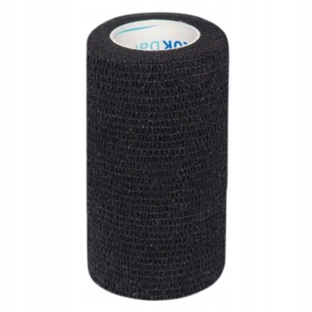 Bandaj coeziv elastic 10 cm x 4,5 m, Stokban, Negru - eMAG.ro