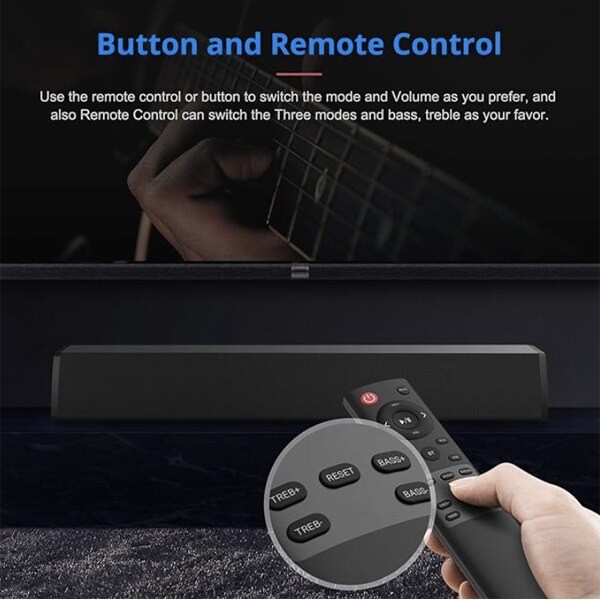 Soundbar xTouch S7020HP, 2.0, 80 W RMS, Bluetooth 5.0, USB, HDMI, Aux, дистанционно управление ...