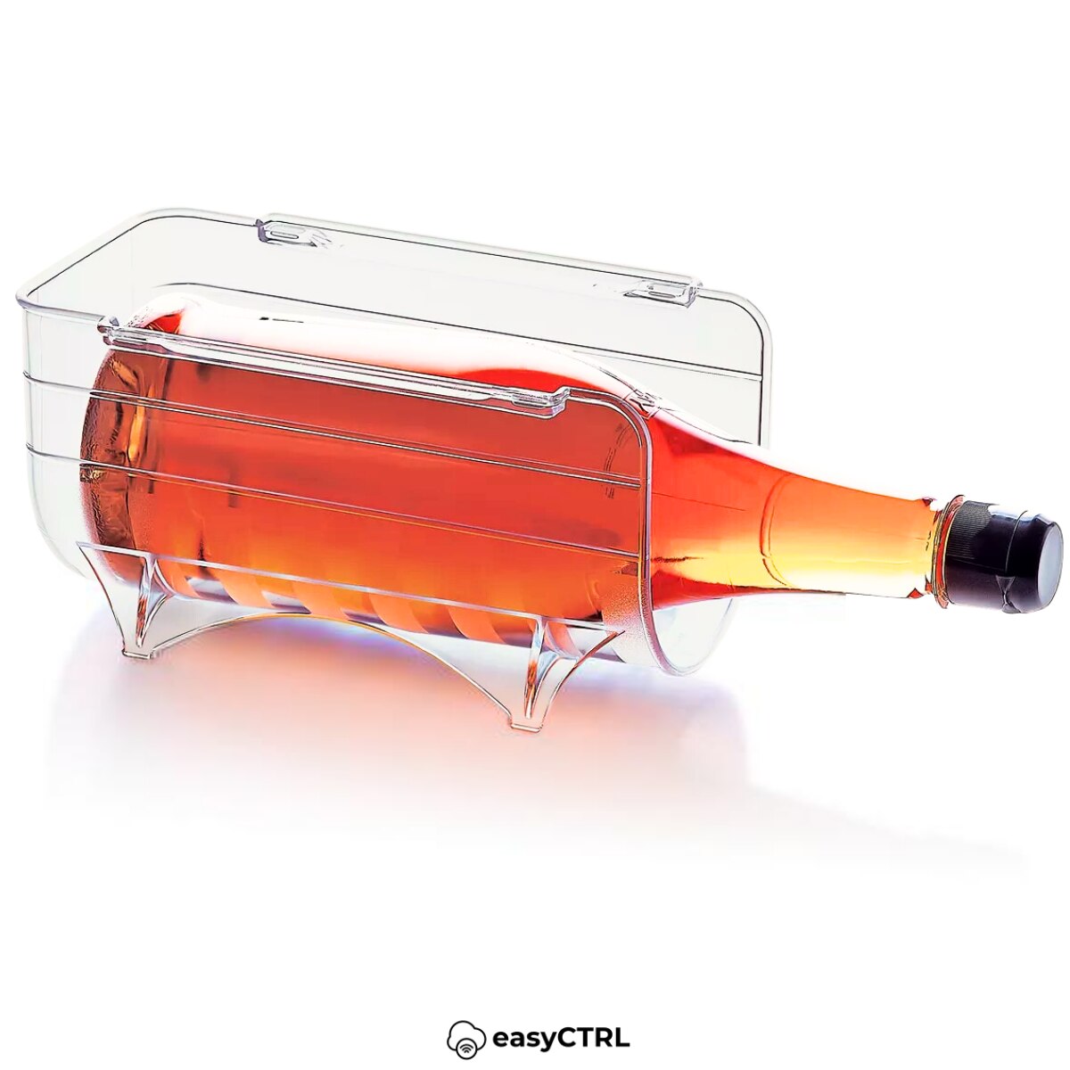 Organizator frigider sticle, Transparent, 20 x 10.5 x 11 cm - eMAG.ro