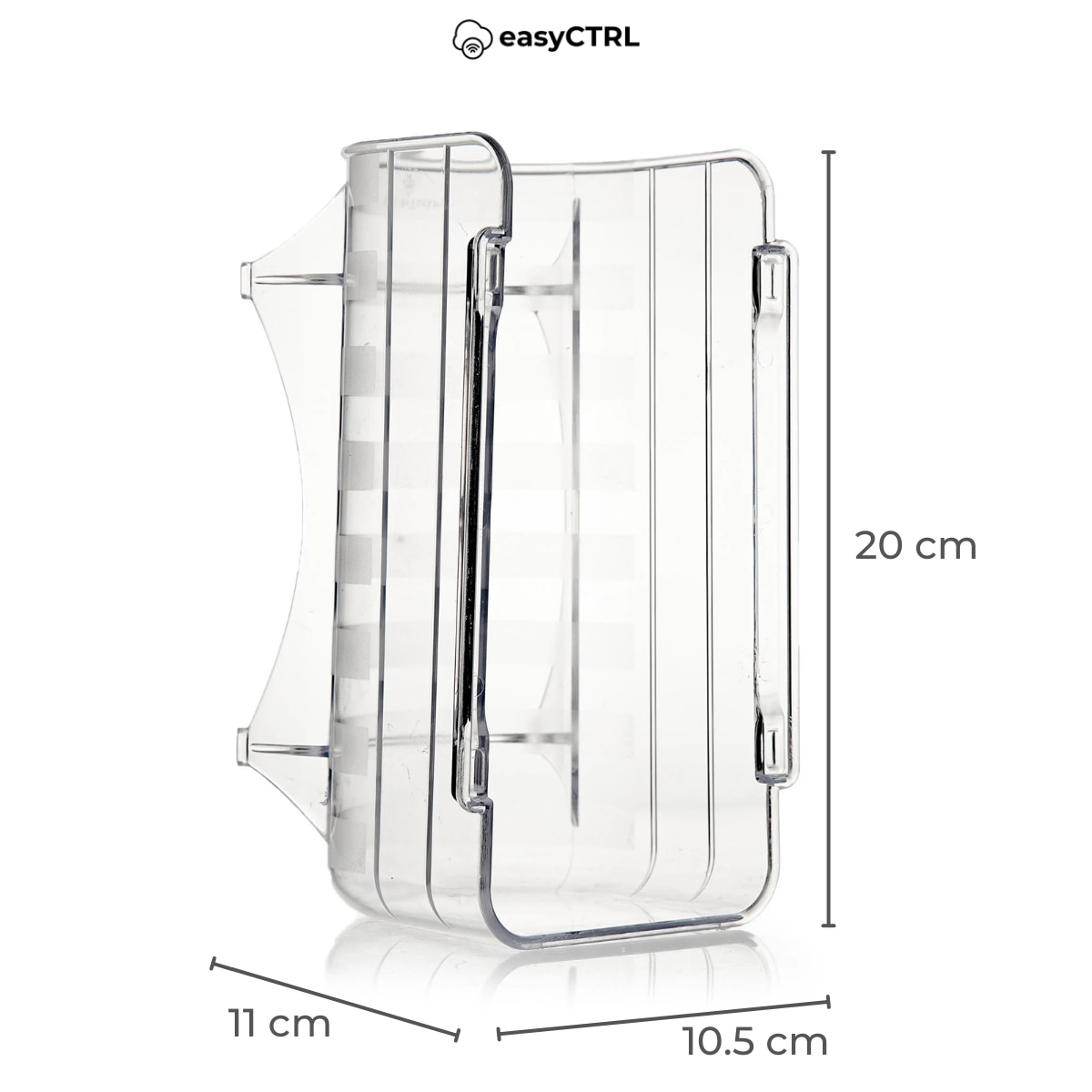Organizator frigider sticle, Transparent, 20 x 10.5 x 11 cm - eMAG.ro