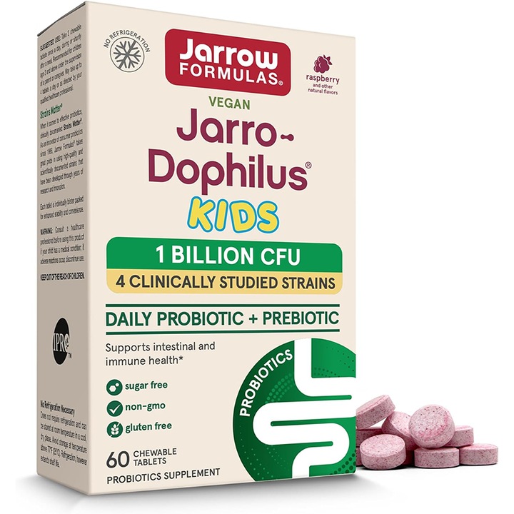 Supliment Alimentar pentru Copii, Jarrow, Jarro-Dophilus Kids, 1 ...