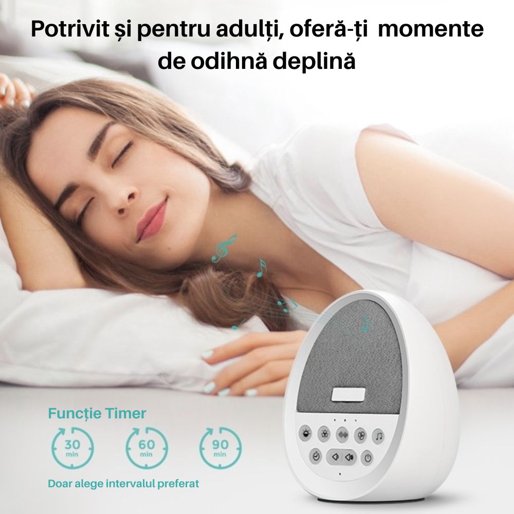 Dispozitiv Sunete Albe pentru Somn ucdpower, pentru bebelusi copii si ...