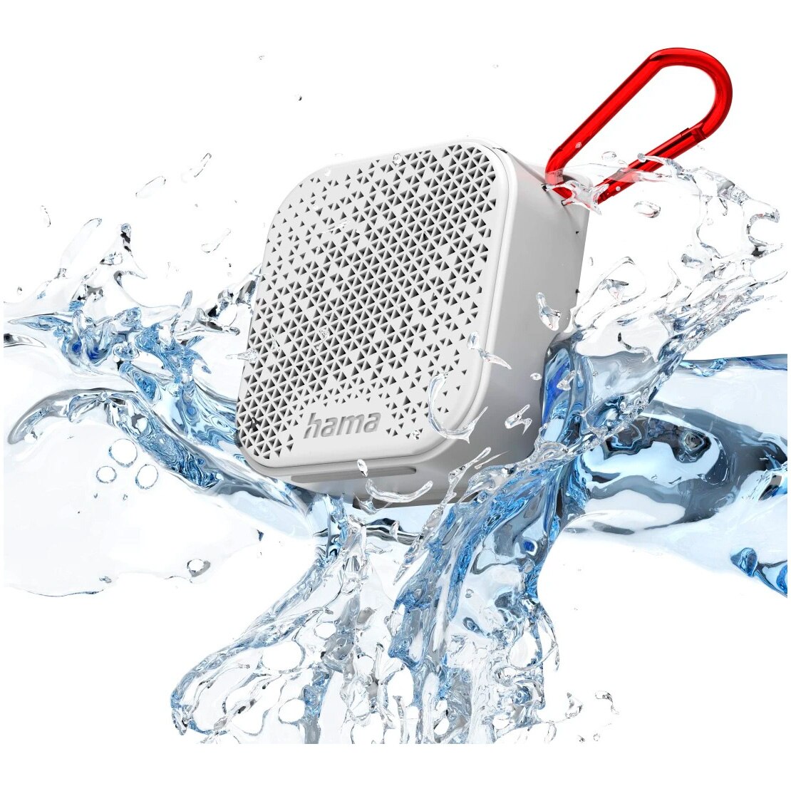 Boxa Hama Bluetooth® Pocket 3.0, Waterproof, 3,5 W, Alb - eMAG.ro