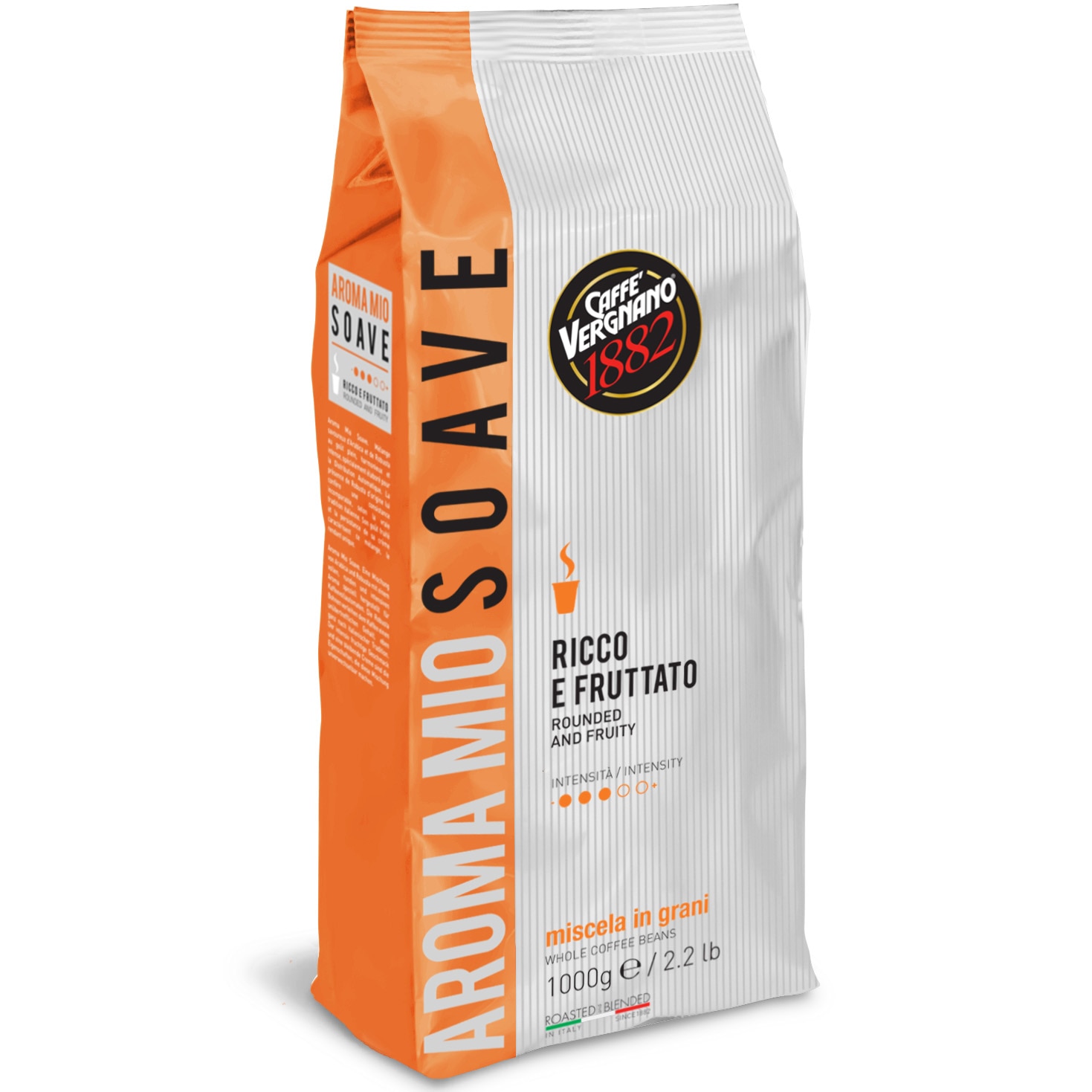 Cafea boabe Vergnano Aroma Mio Soave, 1 Kg - eMAG.ro