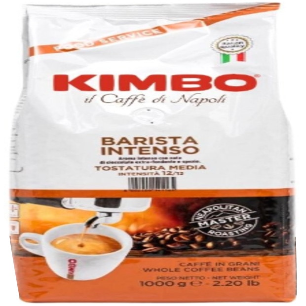 Cafea boabe Kimbo Espresso Barista Intenso 1Kg - eMAG.ro