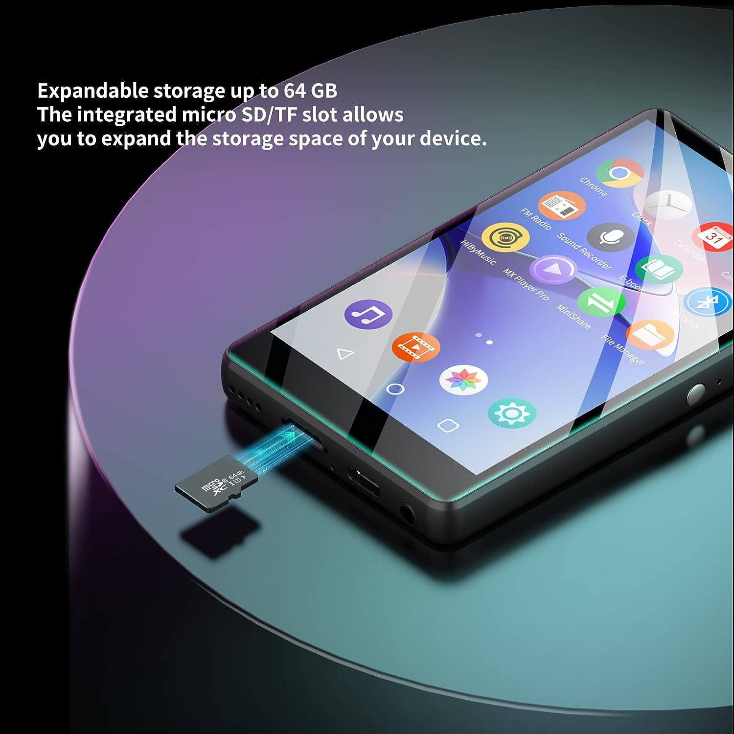 MP4 Player de 80GB cu WiFi, Bluetooth, Touchscreen de 4.0 inch, Browser ...