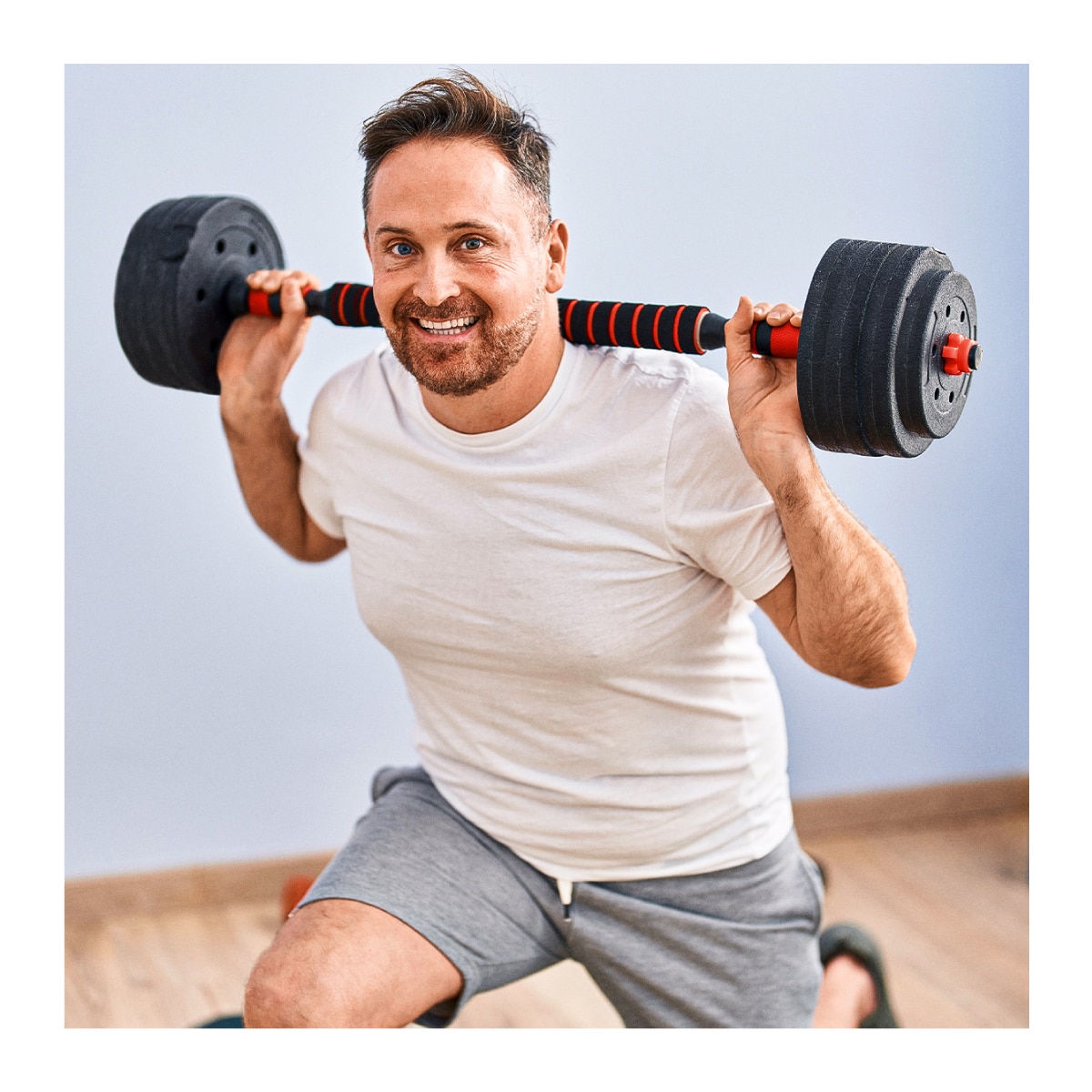 Set Gantera reglabila kettlebell Lion 40 de 40 kg, doua bare, 16 ...