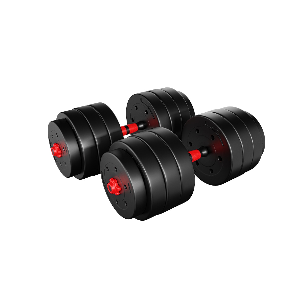 Set Gantera reglabila kettlebell Lion 40 de 40 kg, doua bare, 16 ...