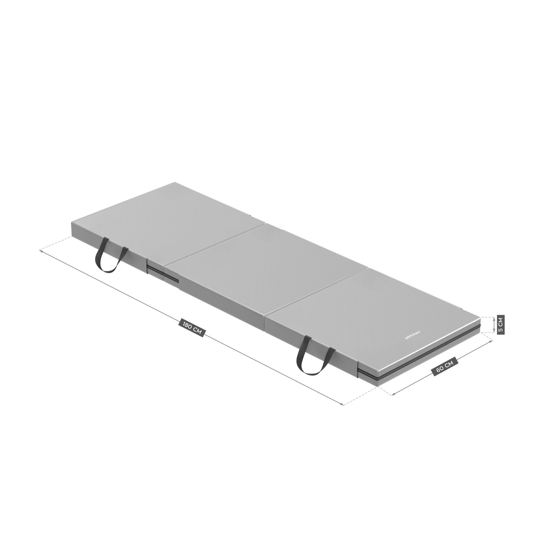 Saltea De Gimnastica Athler Mink 5.0, 3 Parti, Pentru Antrenament De ...