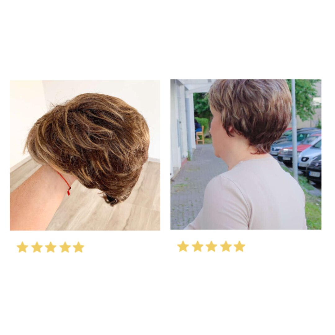 Peruca din Par Sintetic pentru Femei MIROXA® Flavia, Culoare Saten ...