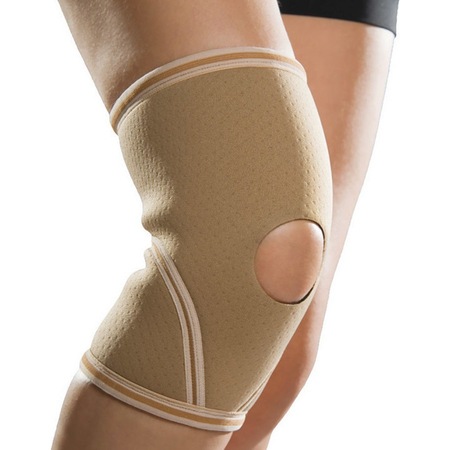 Genunchiera cu rotula decupata, Anatomic Help 3021, Neopren, S, Bej ...