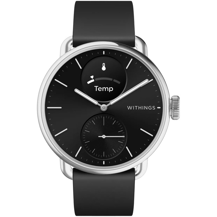 Smartwatch Withings Scanwatch 2, 38mm, Negru - eMAG.ro