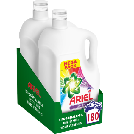 Ariel Color Clean & Fresh folyékony mosószer, 2x90 mosáshoz, 2x4.5L ...