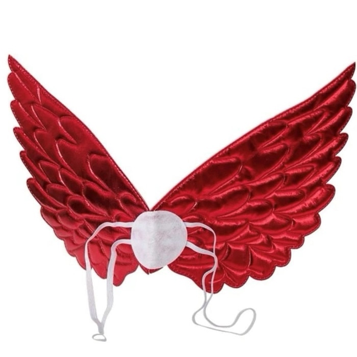 Aripi de inger, rosii, 46X24 cm - eMAG.ro