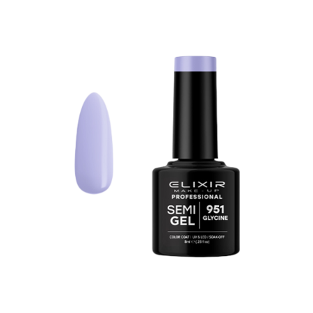 Oja semipermanenta Elixir Make-Up 951 Glycine 8ml - eMAG.ro