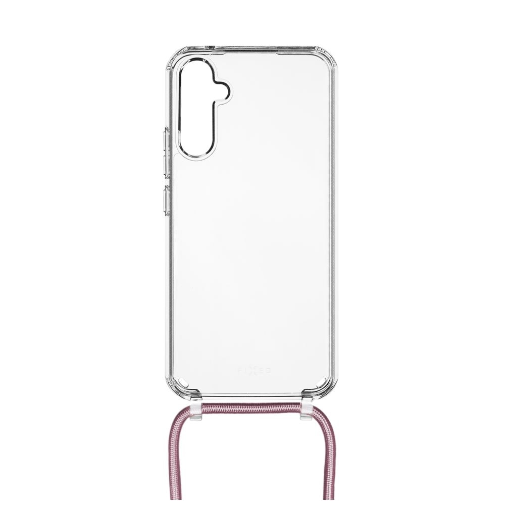 Carcasa FIXED Pure Neck pentru Samsung Galaxy A34 5G, Roz - eMAG.ro