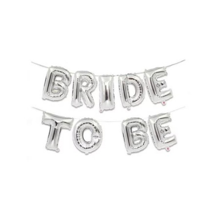 Set 10 baloane folie Bride To Be, Wow Shop, Argintiu - eMAG.ro