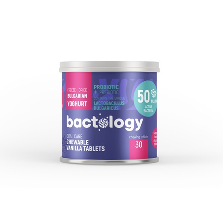 Pastile Probiotice, Bactology, Pentru igiena bucala, 30 comprimate ...