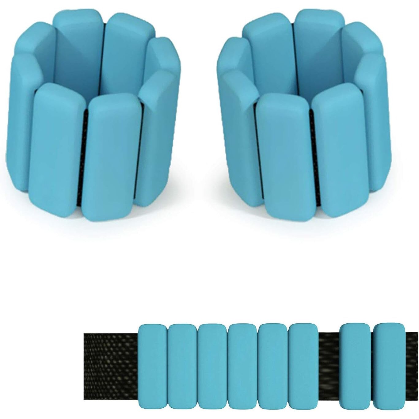 Set greutati pentru incheietura maini, longziming, Albastru - eMAG.ro