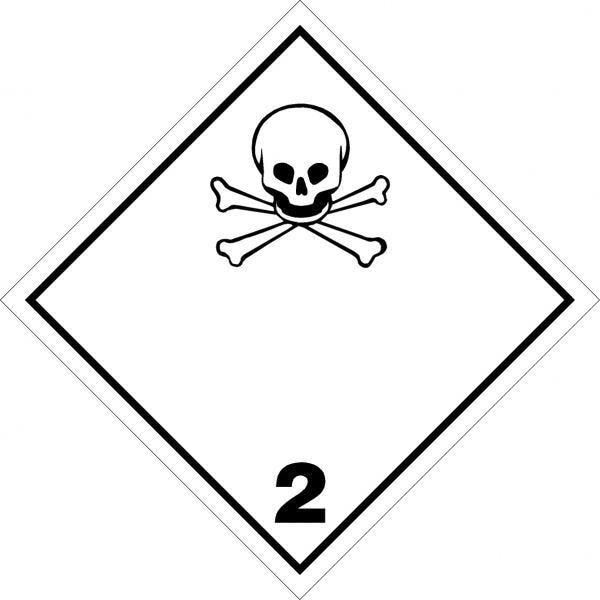 Placa aluminiu ADR pericol gaze toxice 30x30 6128/all30 Reflexallen ...