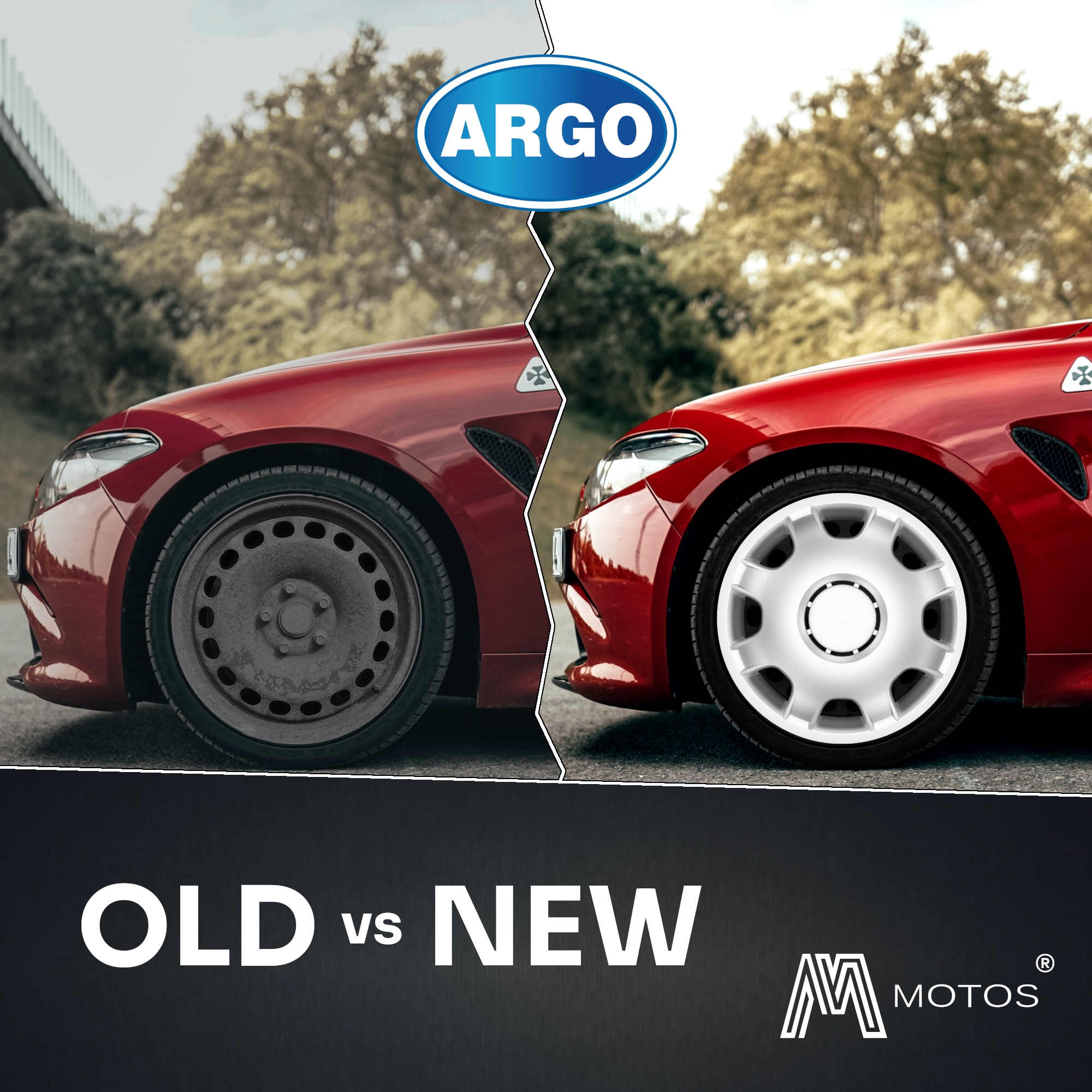 Set 4, Capace Roti, Gorecki, Argo, Speed Van, 16", ABS, Argintiu, Alb ...