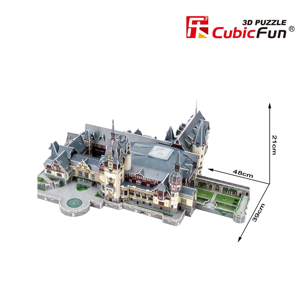 Puzzle 3D Cubic Fun - Castelul Peles, 179 piese - eMAG.ro
