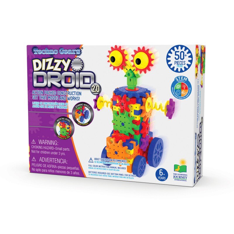 Set de constructie The Learning Journey - Techno Gears, Droid, 50 piese ...