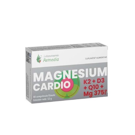 Magnesium Cardio 40 comprimate filmate Remedia - eMAG.ro