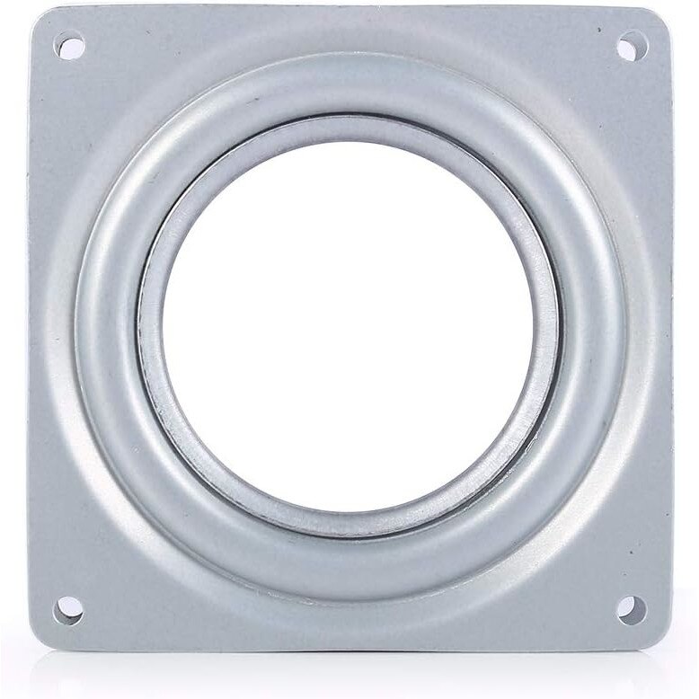 Placa turnanta pentru mobila, Sunmostar, Otel, Argintiu - eMAG.ro